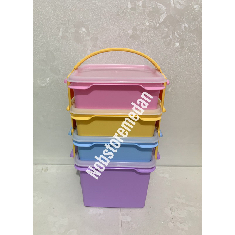 Jual Rantang Makanan 4 Tingkat Nutria Kotak Makan | Shopee Indonesia