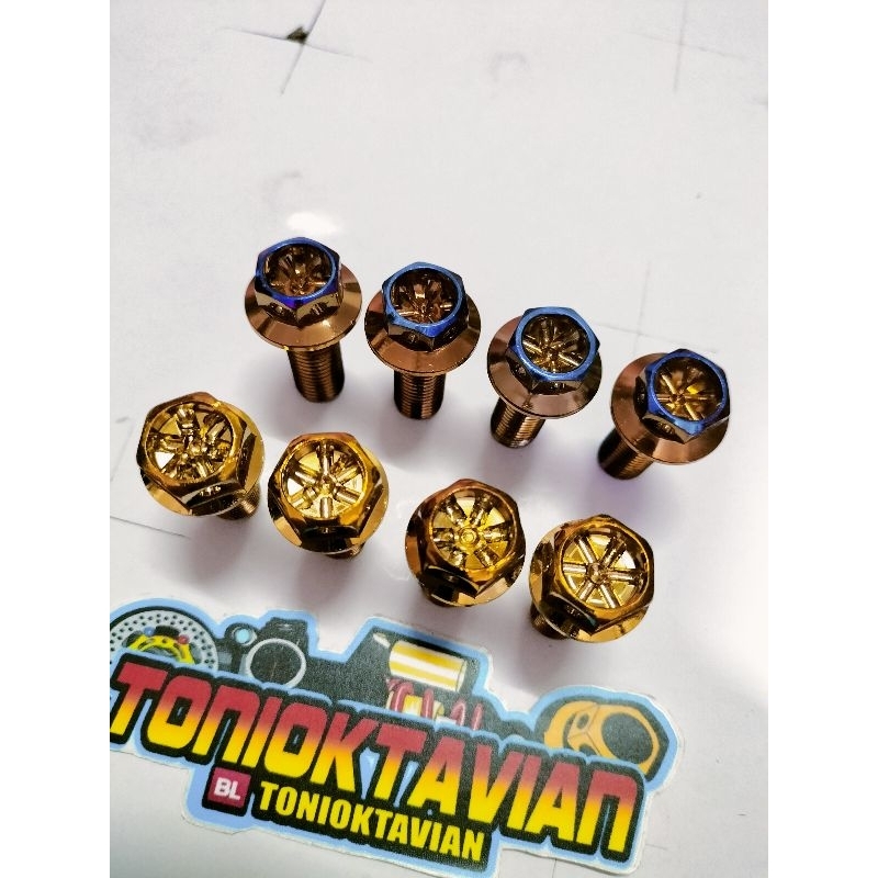 Jual Baut kaliper motor Yamaha baut probolt kaliper harga satuan (1pcs) | Shopee Indonesia