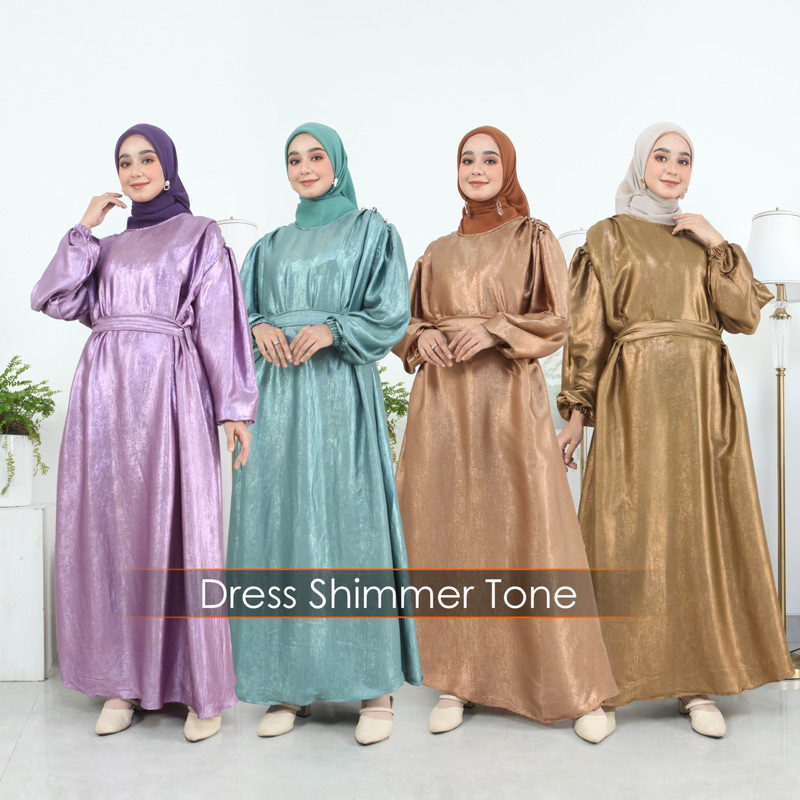 Jual DRESS SHIMMER TONE PREMIUM GAMIS VIRAL GAMIS TERBARU GAMIS ORI ...