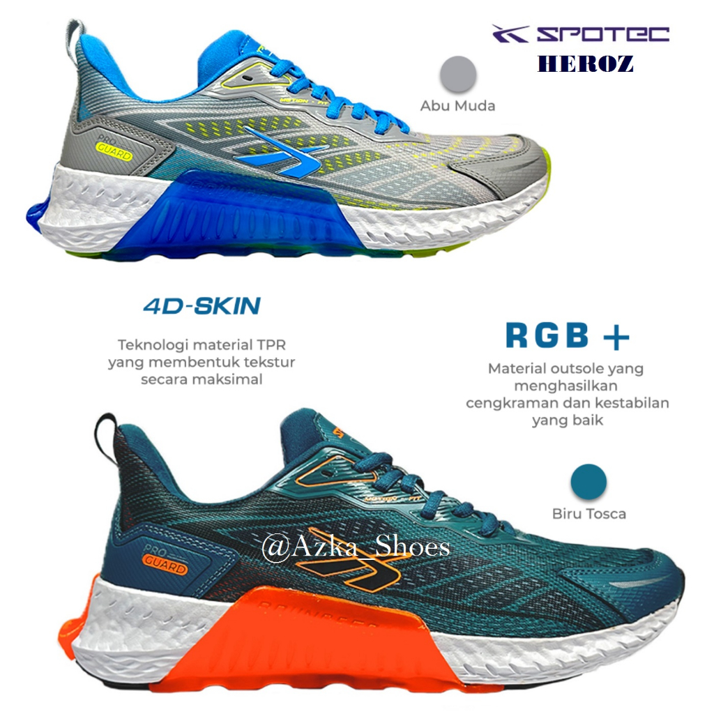 Jual SPOTEC HEROZ - Sepatu Running - Sepatu Lari - Sepatu Olahraga ...