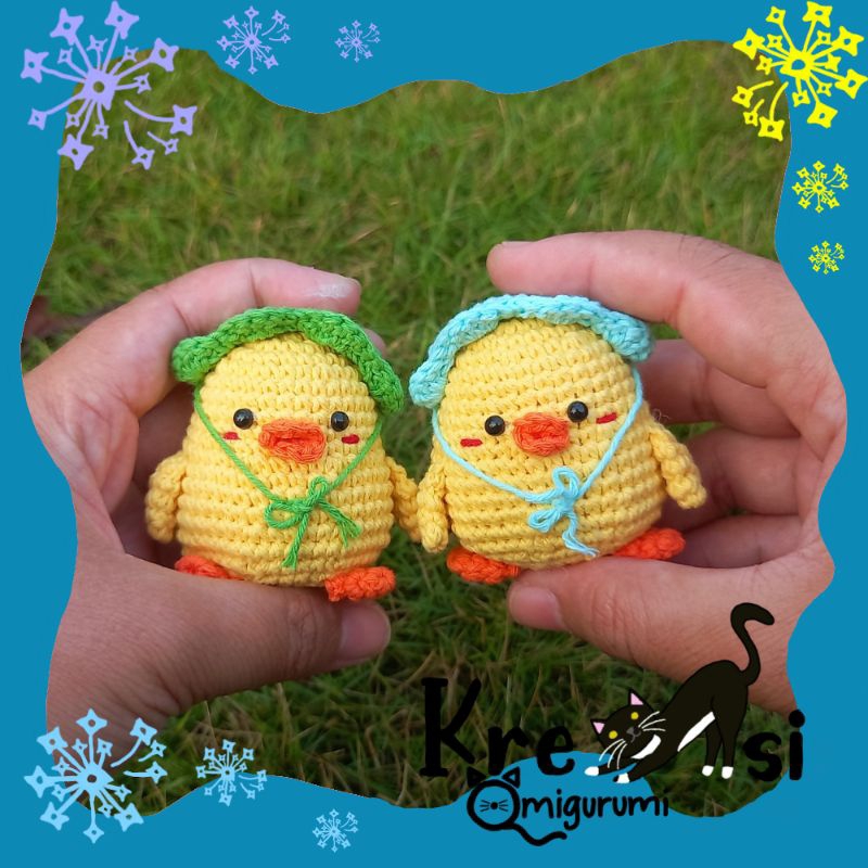 Jual Baby chicken amigurumi / baby chicken crochet /Gantungan kunci ... Jual Baby chicken amigurumi / baby chicken crochet /Gantungan kunci ...