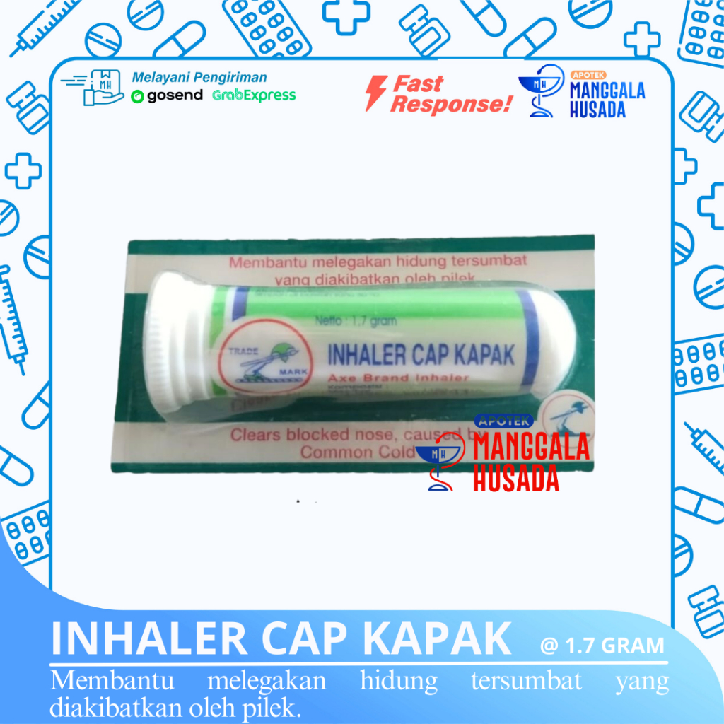 Jual INHALER CAP KAPAK @ 1.7 GRAM | Shopee Indonesia