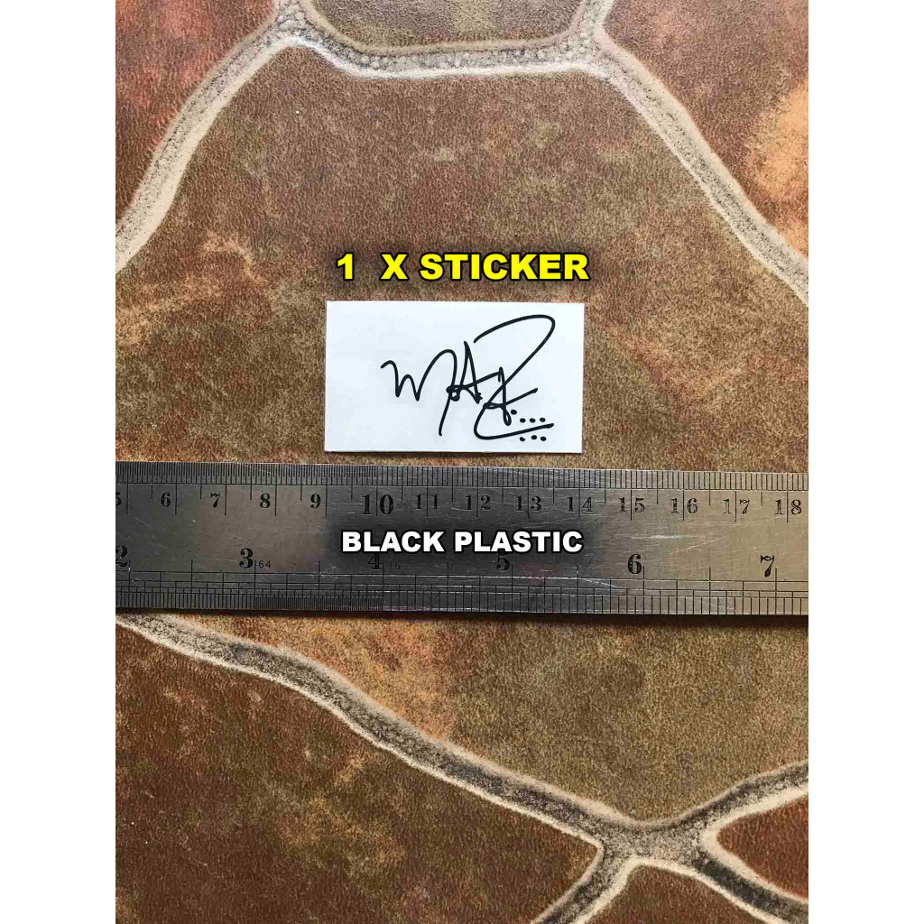 Jual Mateus Asato Signed Sticker Signature Autograph Logo Headstock ...
