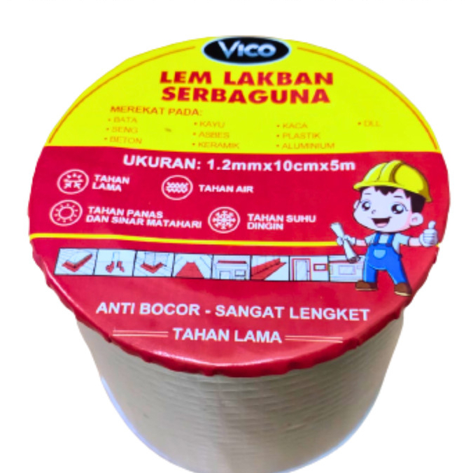 Jual LEM LAKBAN SERBAGUNA 1.2MM X 5CM X 3M / LAKBAN ALUMINIUM AWET DAN ...