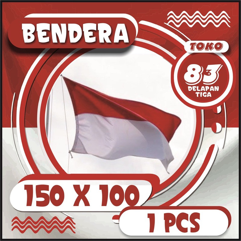 Jual BENDERA MERAH PUTIH BESAR ( 140 x 80 ) | Shopee Indonesia