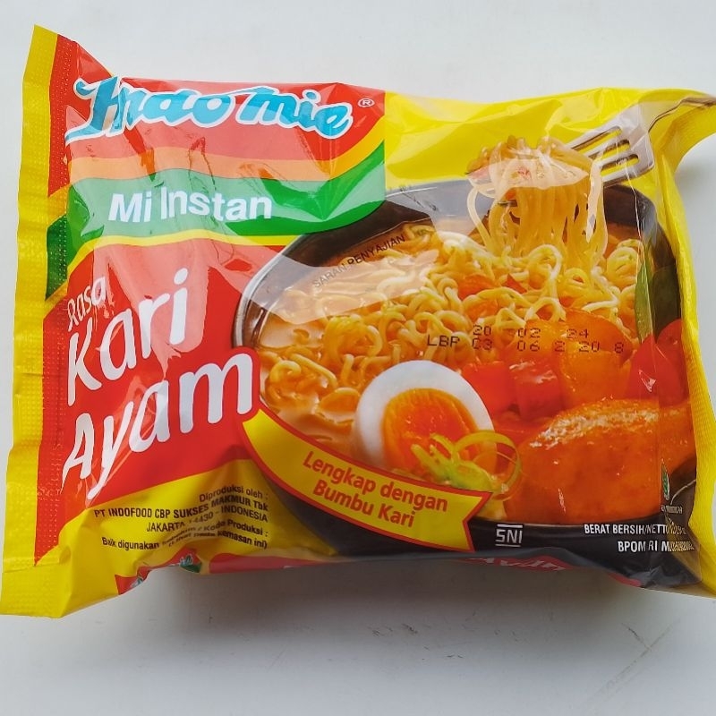 Jual Indomie Instant Rasa Kari Ayam 72 gr [ 5 BUNGKUS ] | Shopee Indonesia