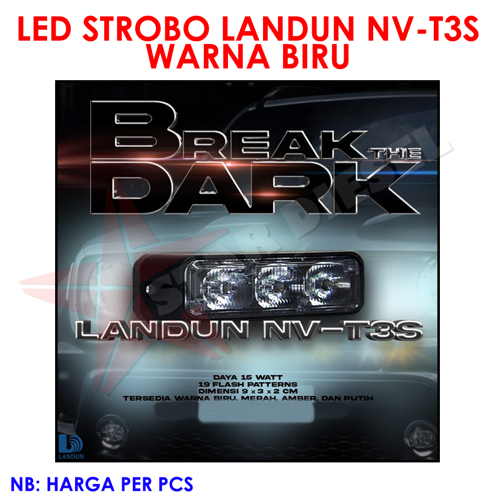 Jual NV-T3S LANDUN T3S BIRU BIRU LAMPU LANDONE LED | Shopee Indonesia