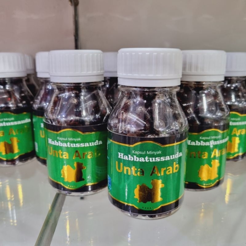 Jual HABBATUSAUDA BPOM HABBATUSAUDA OIL UNTA ARAB || KAPSUL MINYAK ...