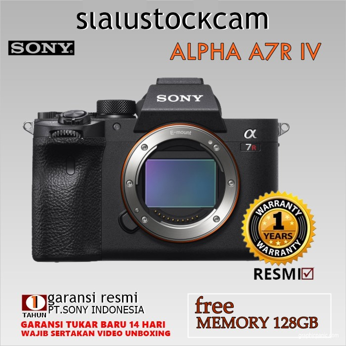Jual SONY A7R IVA BODY ONLY - CAMERA MIRRORLESS SONY ALPHA A7R 4a RESMI | Shopee Indonesia