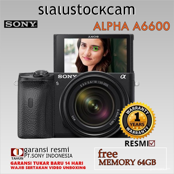 Jual Sony A6600 / Sony Alpha 6600 A6600 Kit 18-135mm f3.5-5.6 GARANSI ...