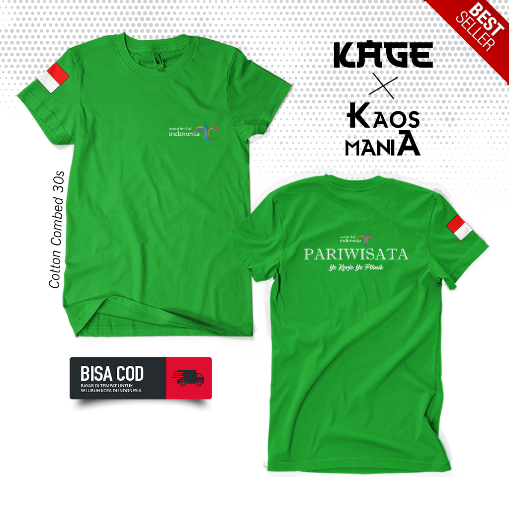 Jual Baju Pria Distro TRAVEL PARIWISATA - Kaos Tour Travel Wonderful ...