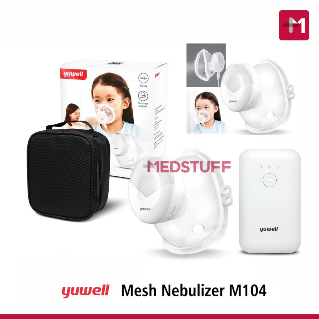 Jual Mesh Nebulizer M104 Yuwell Air Compressor Atomizer Handsfree ...