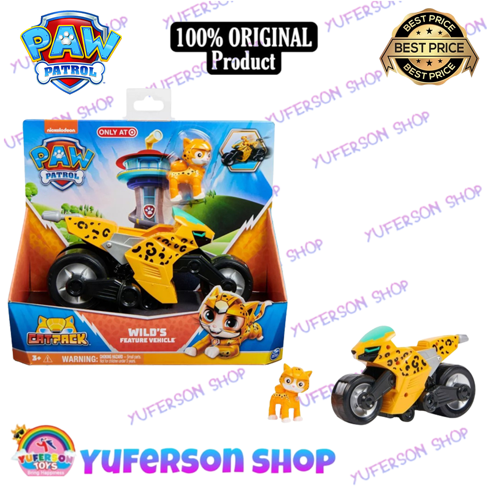 Jual PAW Patrol Cat Pack Wild's Feature Vehicle | Shopee Indonesia
