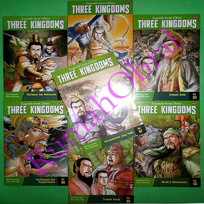 Jual Buku EduKomik Samkok Romance Three Kingdoms Komplit (1-7) Tamat ...