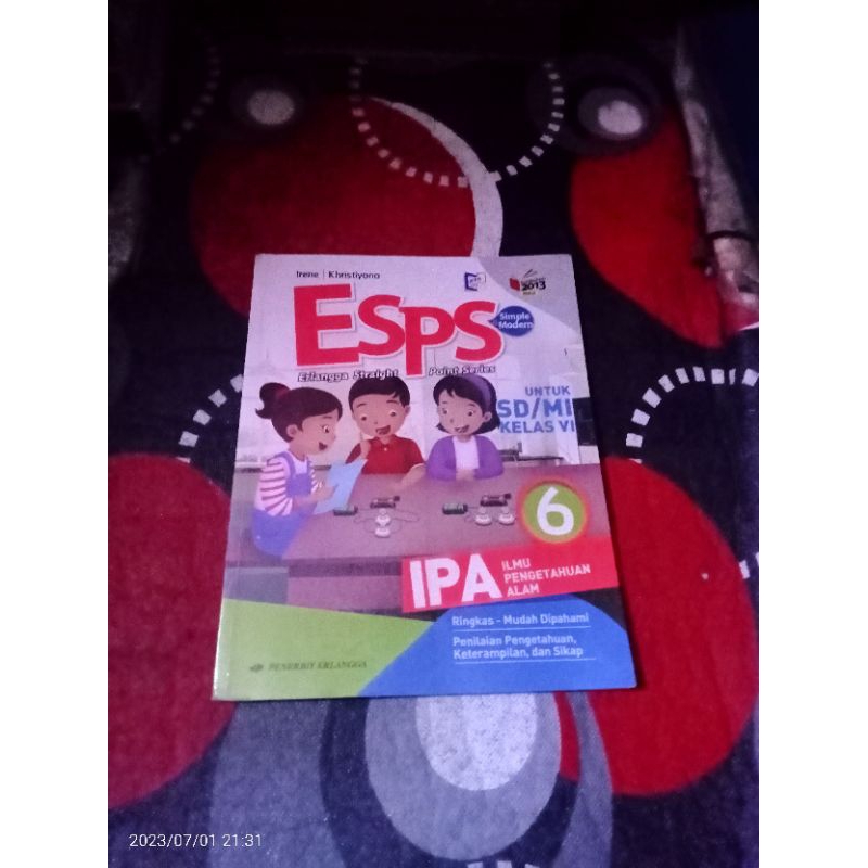 Jual buku isps SD kelas 6 pelajaran IPA penerbit Erlangga | Shopee Indonesia