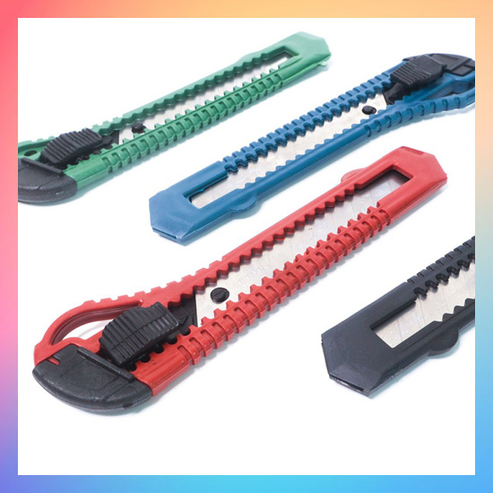 Jual Pisau Cutter Piso Cutter cuter kater Besar Pemotong Kertas Dus ATK ...