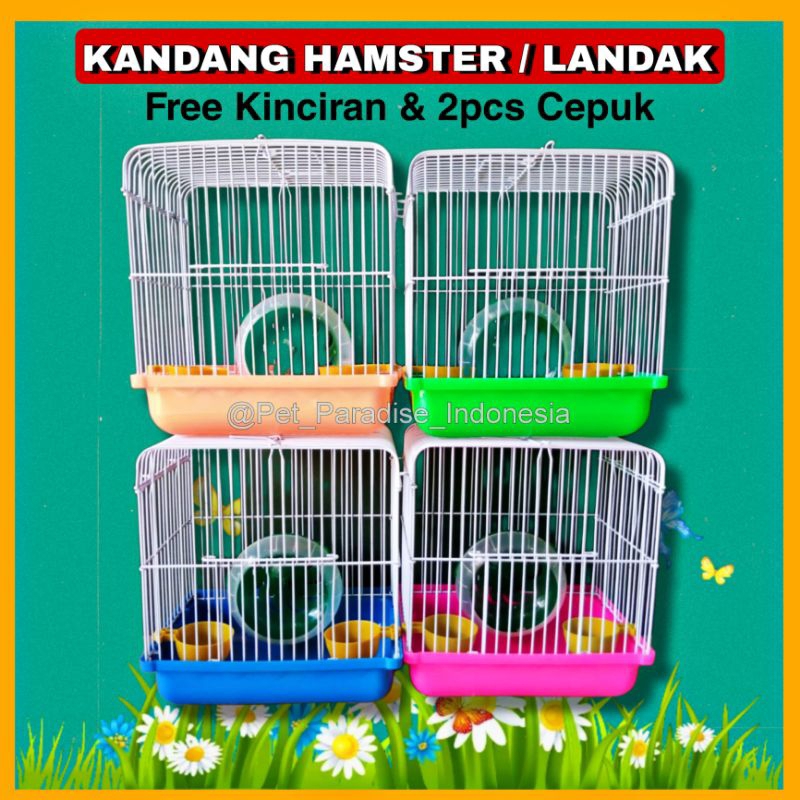 Jual PPI- Kandang Hamster Landak Mini Kualitas Premium Besi Tebal ...