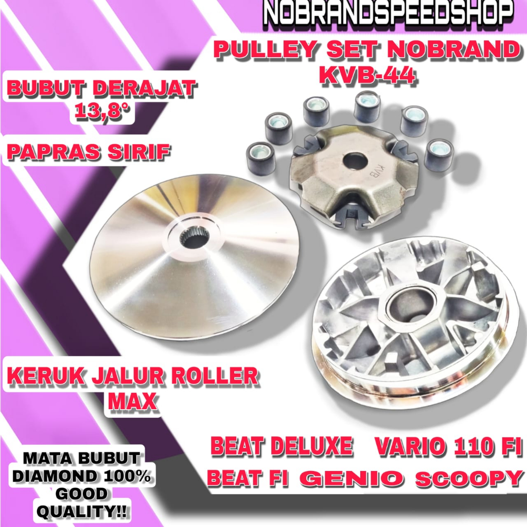 Jual PULLEY BEAT PULLEY GENIO PULLY SCOPY PULLEY VARIO 110 FI PULEY ...