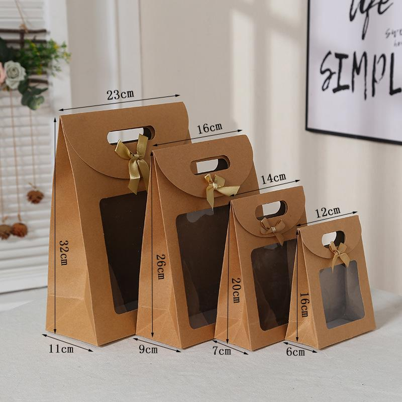 Jual PAPER BAG TUTUP POLOS BROWN WINDOW PAPERBAG SOUVENIR KADO PESTA ...