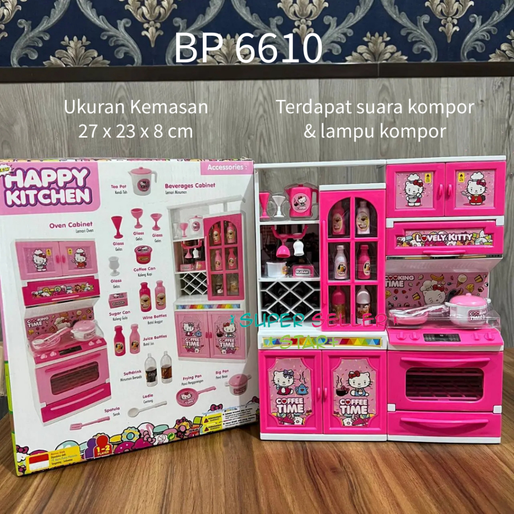 Jual Super Seller Star - Mainan Happy Kitchen Set - Lemari Masak ...