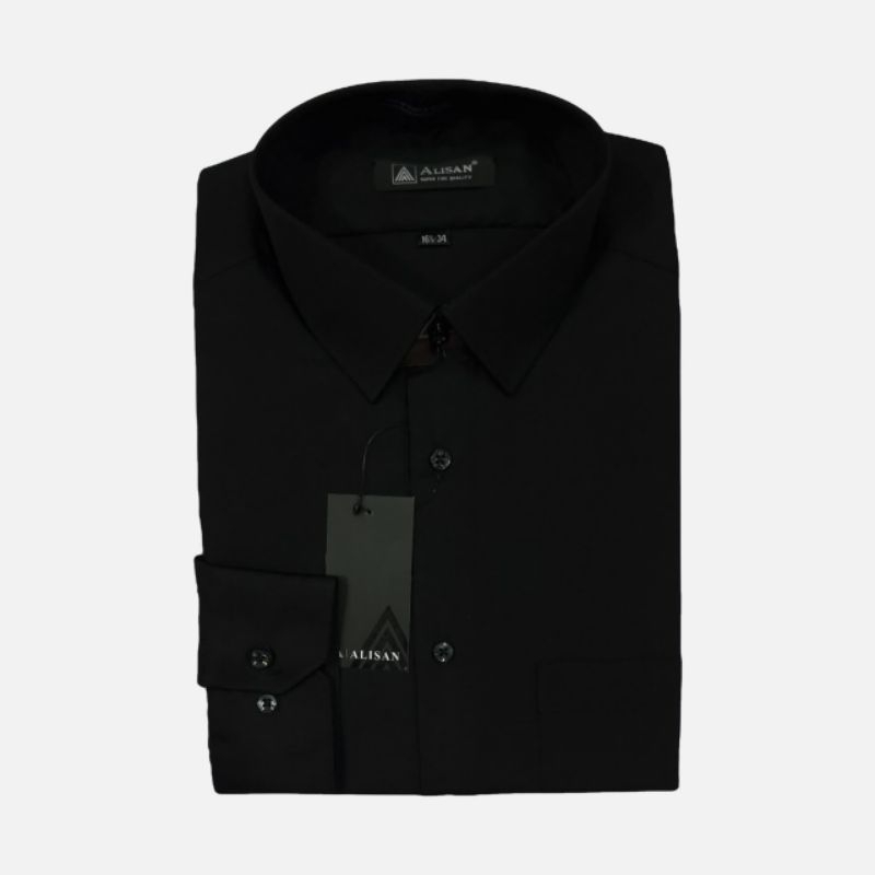 Jual Kemeja Alisan ukuran jumbo lengan panjang polos Reguler | Shopee ...