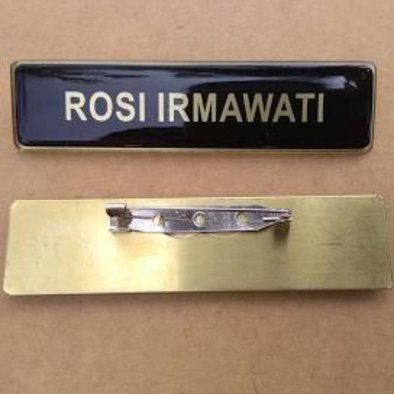 Jual Name Tag id card Kuningan. Name Tag Kuningan murah | Shopee Indonesia