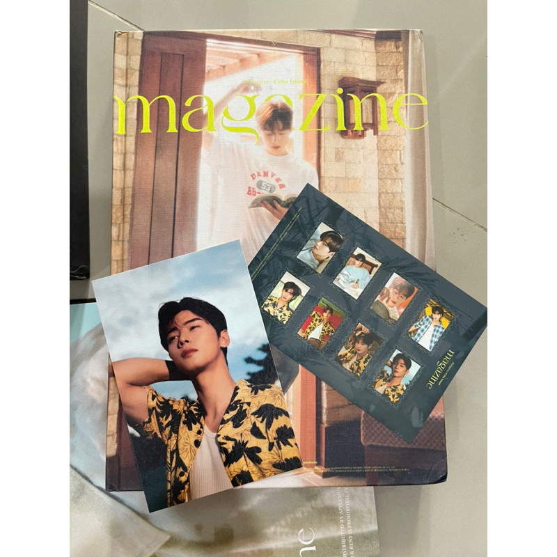 Jual Magazine Spread Cha Eun Woo Edition deffect di box saja | Shopee ...