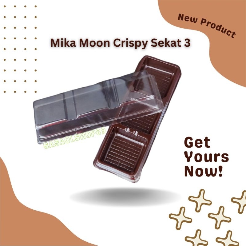 Jual Mika Mochi sekat 3 (25PCS) mika mooncake mini cake sekat Brownies ...