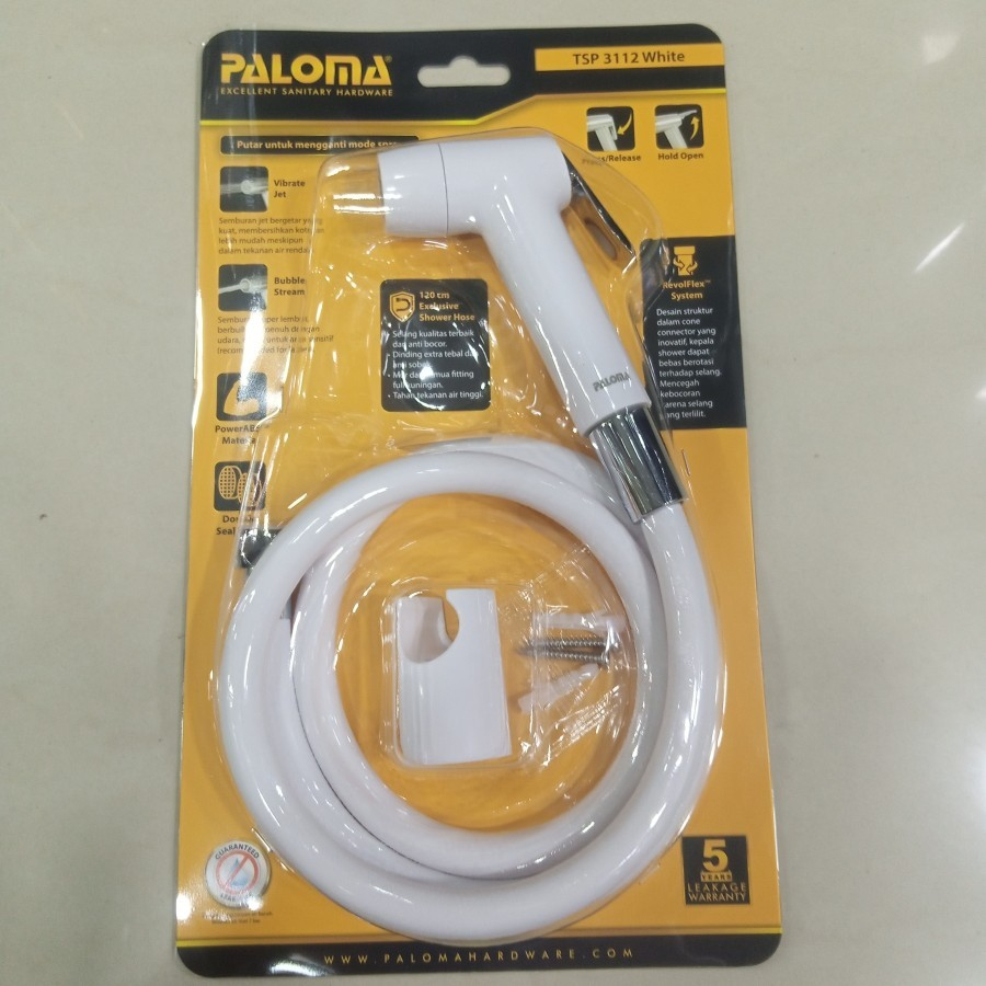Jual WHITE PALOMA JET SHOWER WC BIDET KLOSET TOILET SHOWER | Shopee ...