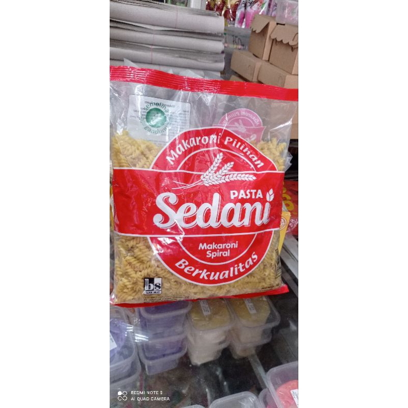 Jual Makaroni Spiral Sedani/Makaroni Sedani/Makaroni kemasan 1kg ...