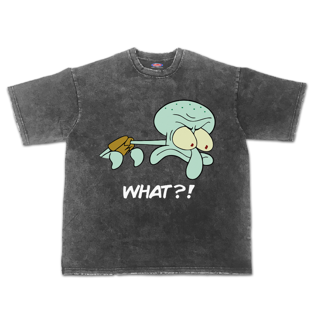 Jual Kaos Squidward Spongebob Squarepants - Oversize Stone Wash ...
