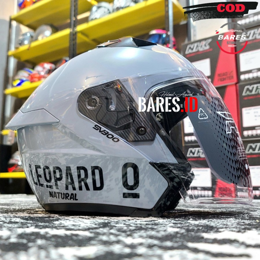 Jual Helm Rsv Sv300 Modern Grey Leopard Black | Shopee Indonesia
