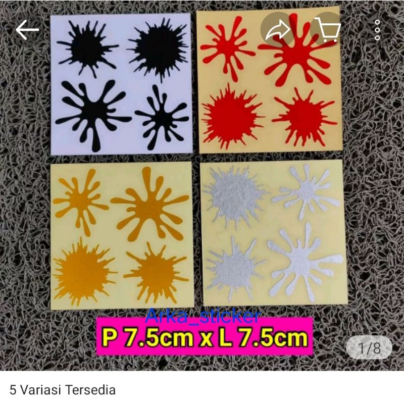 Jual STICKER BERCAK/STICKER CROT CUTTING MOTOR DAN MOBIL | Shopee Indonesia