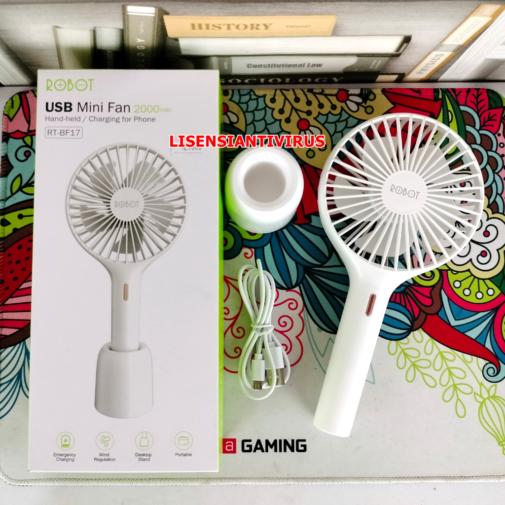 Jual Fan Portable Robot Angin Kencang Mini Fan RObot RT-BF17 bisa ...