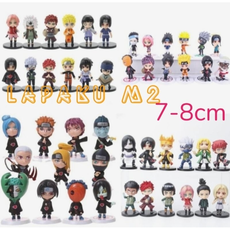 Jual Figure Set Naruto 12pcs/Topper Mainan | Shopee Indonesia
