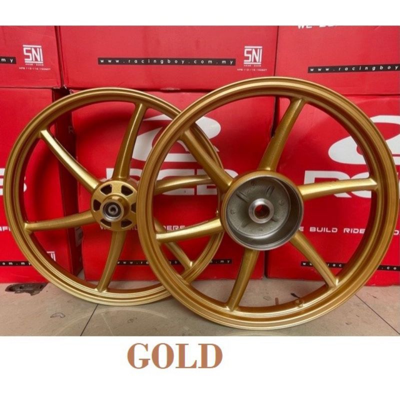 Jual RCB SP522 ALLOY CNC SPORT RIM 1.4-1.6/17 AEROX NMAX PLUG AND PLAY ...