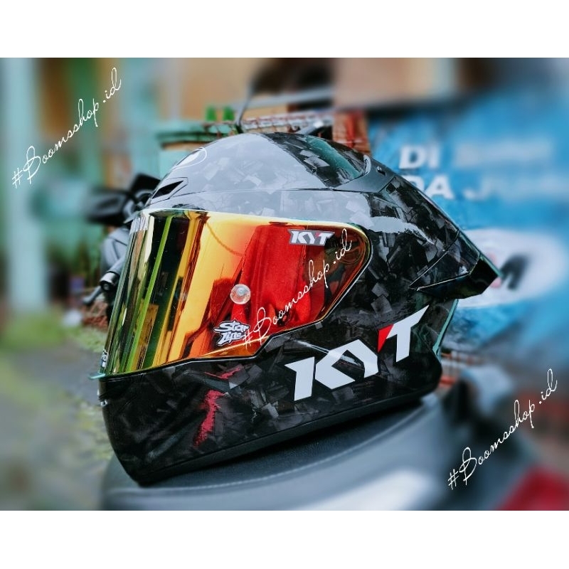 Jual KYT ttc repn wd carbon porged glosy | Shopee Indonesia
