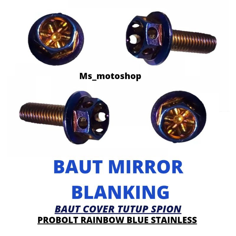 Jual BAUT PROBOLT MIRROR BLANKING BAUT COVER TUTUP SPION STAINLIES ...