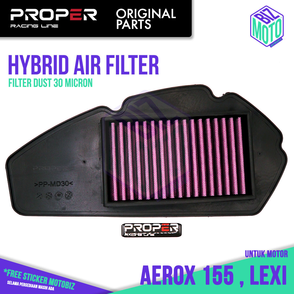Jual PROPER RACING LINE Filter Udara Aerox Lexi | Shopee Indonesia