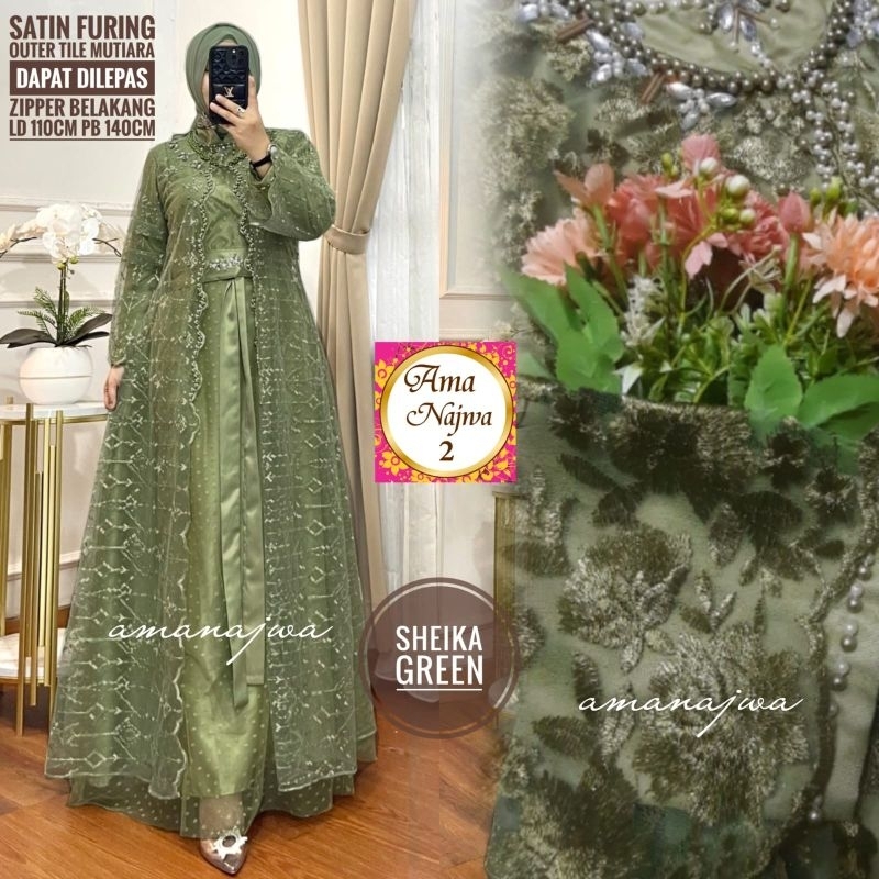 Jual MAXI DRESS SHEIKA BY AMA NAJWA | Shopee Indonesia