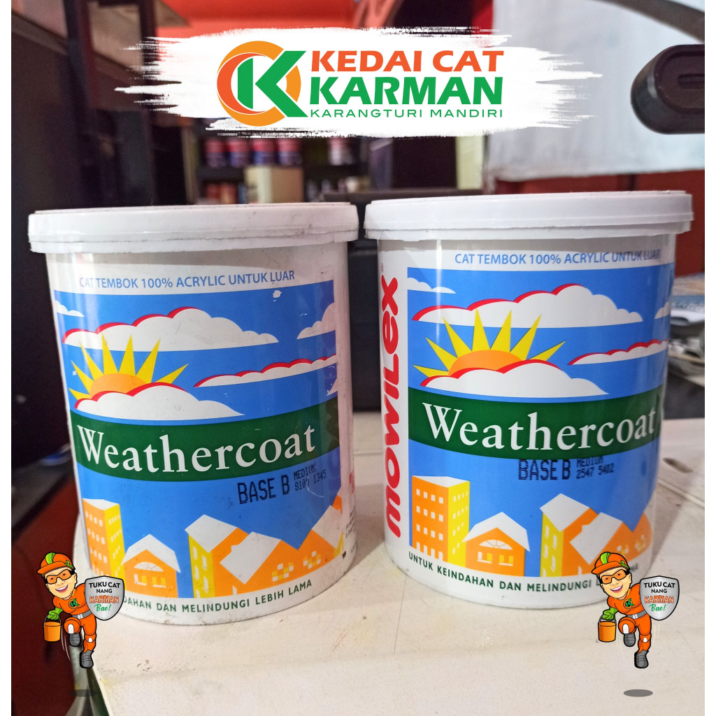 Jual Cat Tembok Exterior Mowilex Weathercoat 1510 Putih Black Sea Hitam