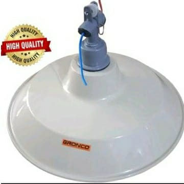 Jual Satu Set KAP LAMPU JALAN PVC KAP WD + FITTING GANTUNG KERAMIK uk 31cm | Shopee Indonesia