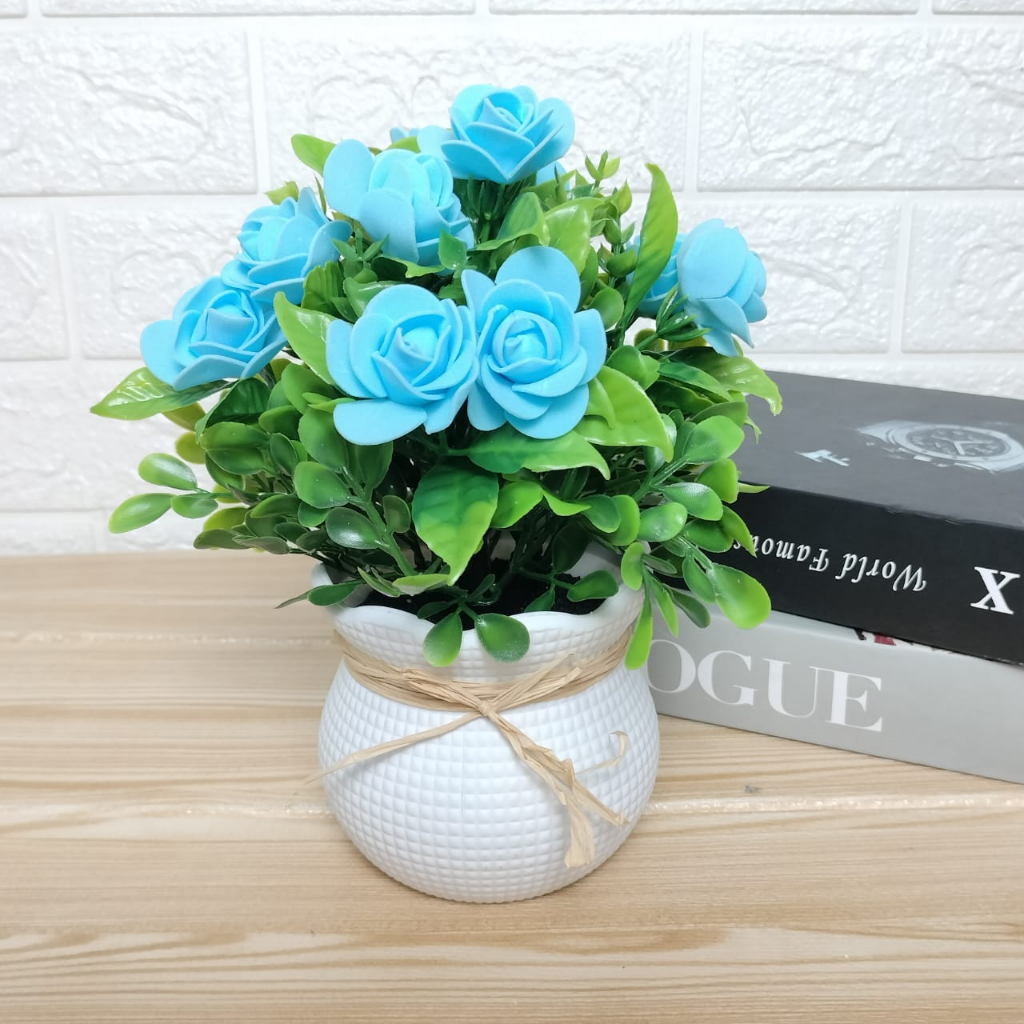 Jual UNICO Pot Bunga Hias Plastik Bunga Hias Artificial Flowers ...