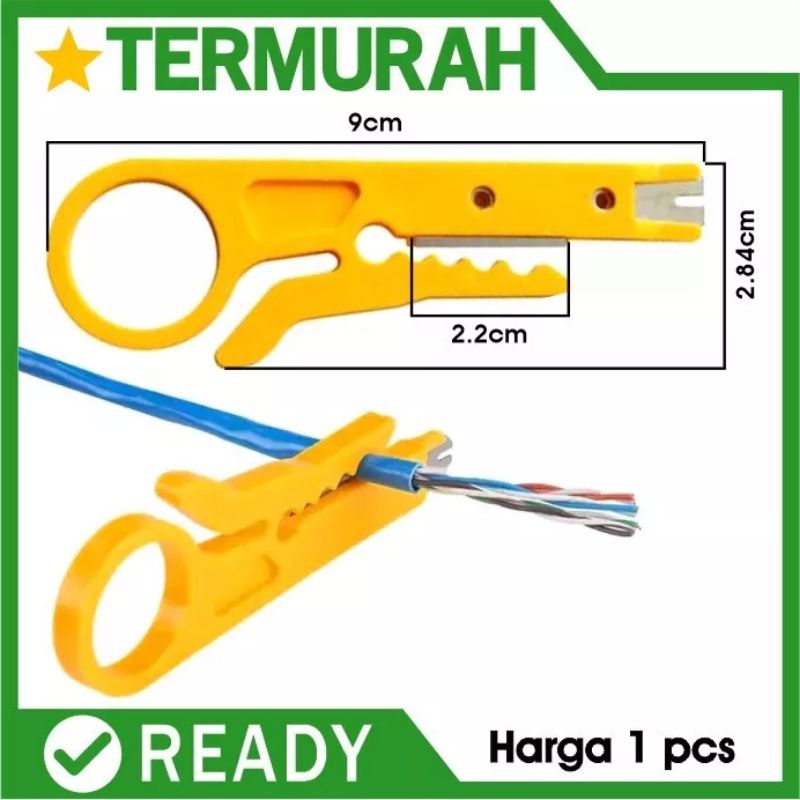 Jual Alat Pengupas Kulit Kabel Kupas Tang Rotary Wire Stripper ...