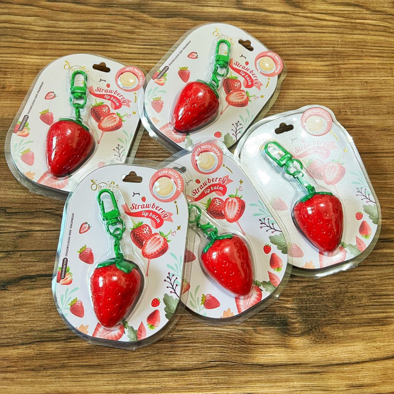Jual OBUSE STRAWBERRY MAGIC LIP BALM ORIGINAL THAILAND | Shopee Indonesia
