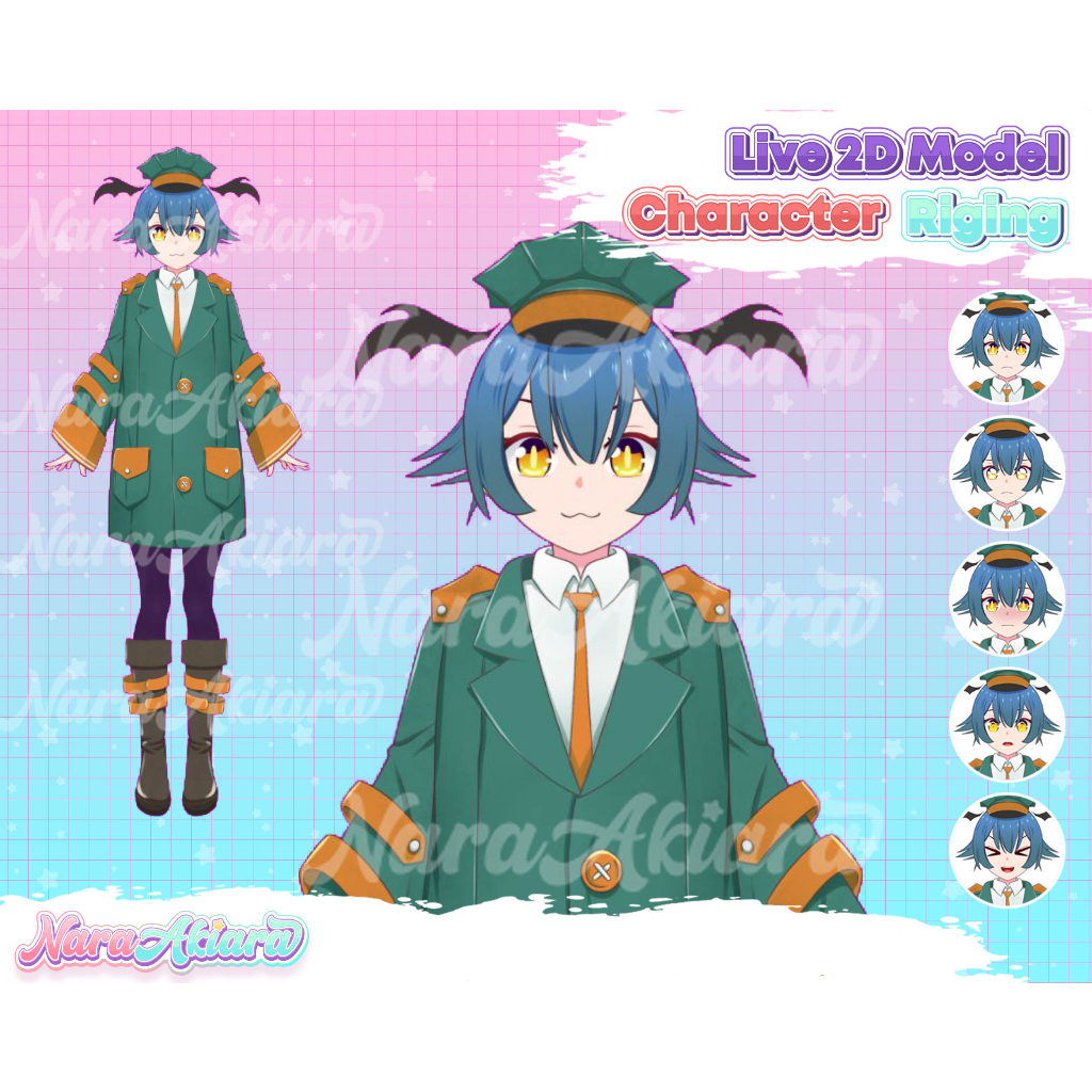 Jual Maksimalkan Streaming Anda dengan Karakter Anime Vtuber Live2D ...