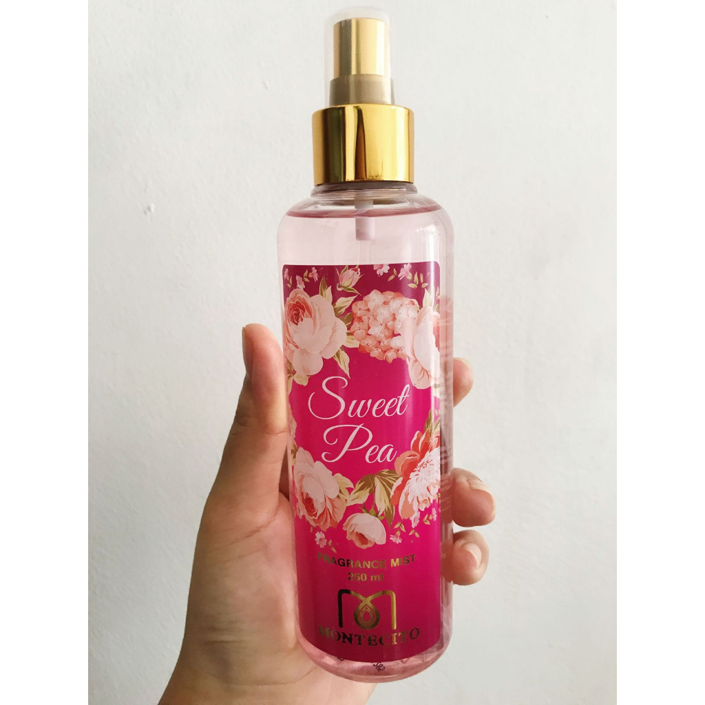 Jual Montecito Body Mist Sweet Pea Fragrance Mist 250mL | Shopee Indonesia