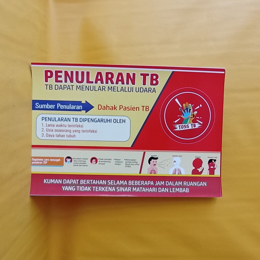 Jual Poster Penyakit | Poster Penularan TB | Poster Tuberkulosis | Poster Kesehatan | Poster ...