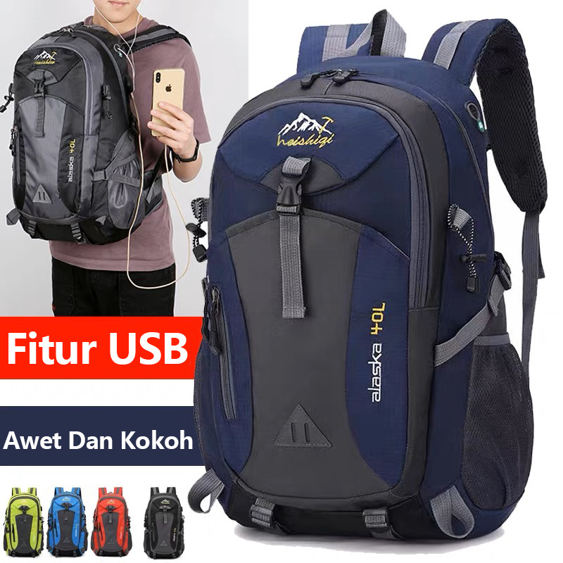 Jual Bopai 40L Tas Ransel Pria Backpack Cowok Sekolah Tas Sekolah Anak Laki Laki Tas Gendong ...