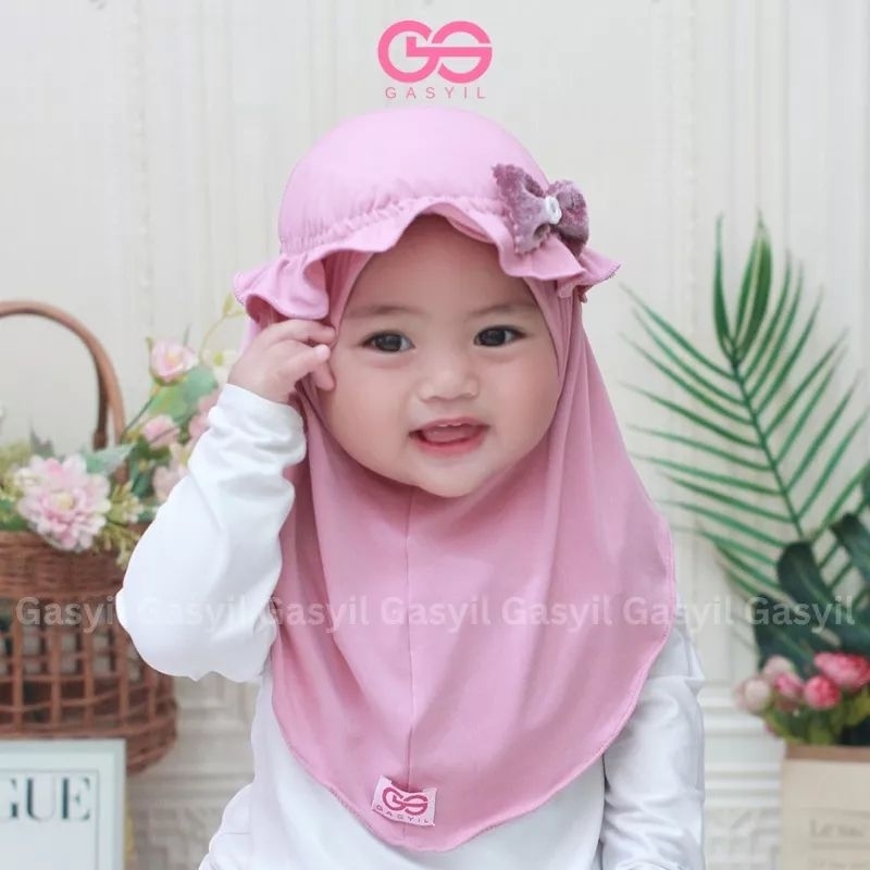 Jual GASYIL Hijab Baby Syahila / Jilbab Bayi 0-4 Tahun / Kerudung Anak ...
